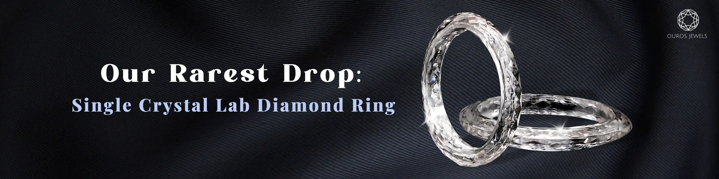 Ouros Jewels Rarest Drop: The Single Crystal Lab Diamond Ring