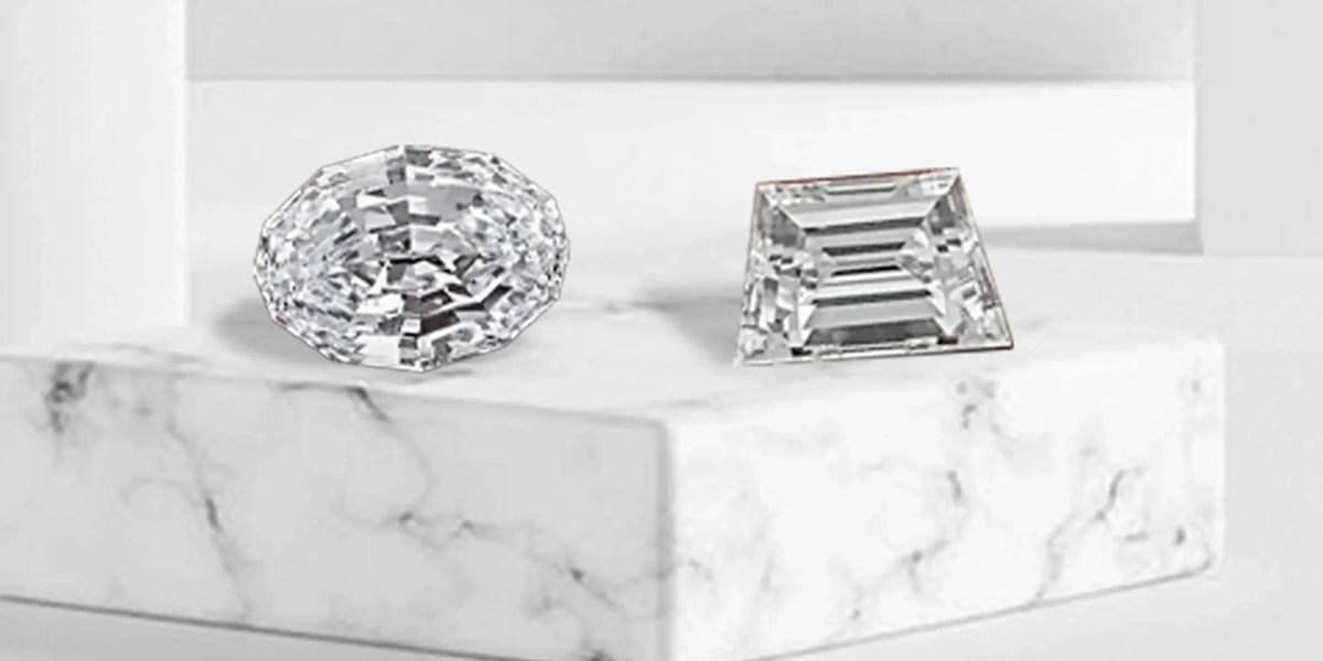Step Cut Lab Diamonds — Ouros Jewels