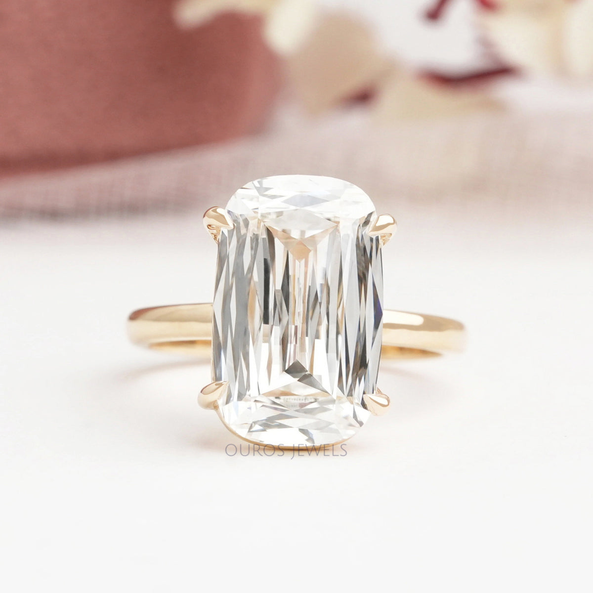 Criss Cut Solitaire Diamond Ring — Ouros Jewels
