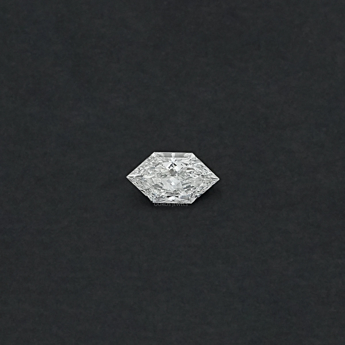 Brilliant Long Hexagon Lab Grown Diamond — Ouros Jewels