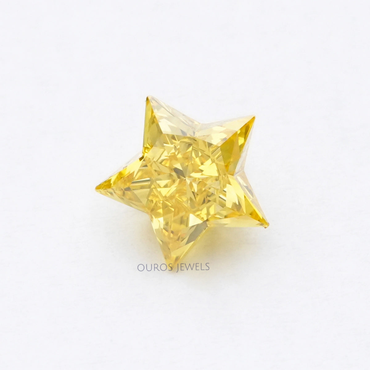 Fancy Yellow Star Cut Diamond — Ouros Jewels