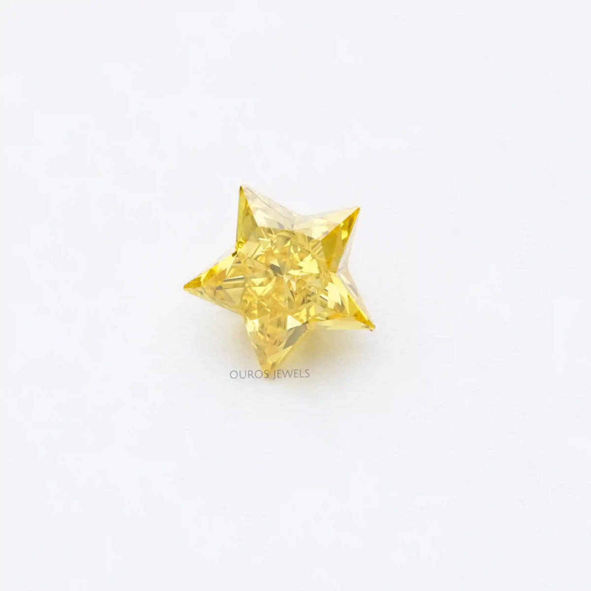 Fancy Yellow Star Cut Diamond — Ouros Jewels