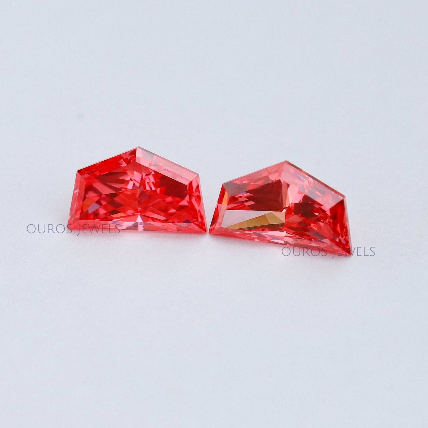 Cadillac Cut Pink Diamond Pair | Ouros Jewels