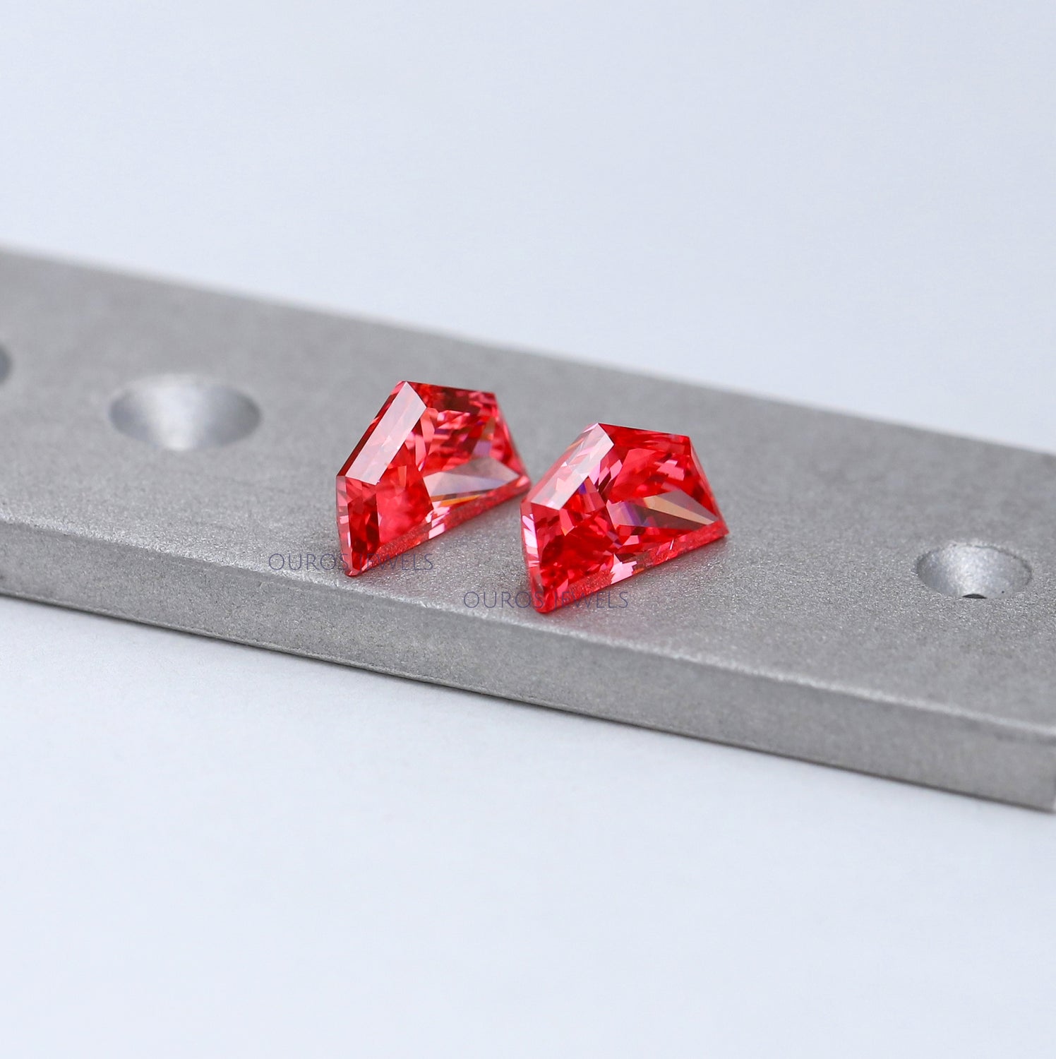Cadillac Cut Pink Diamond Pair | Ouros Jewels
