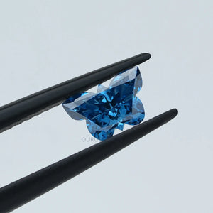 Blue Butterfly Cut Diamond — Ouros Jewels