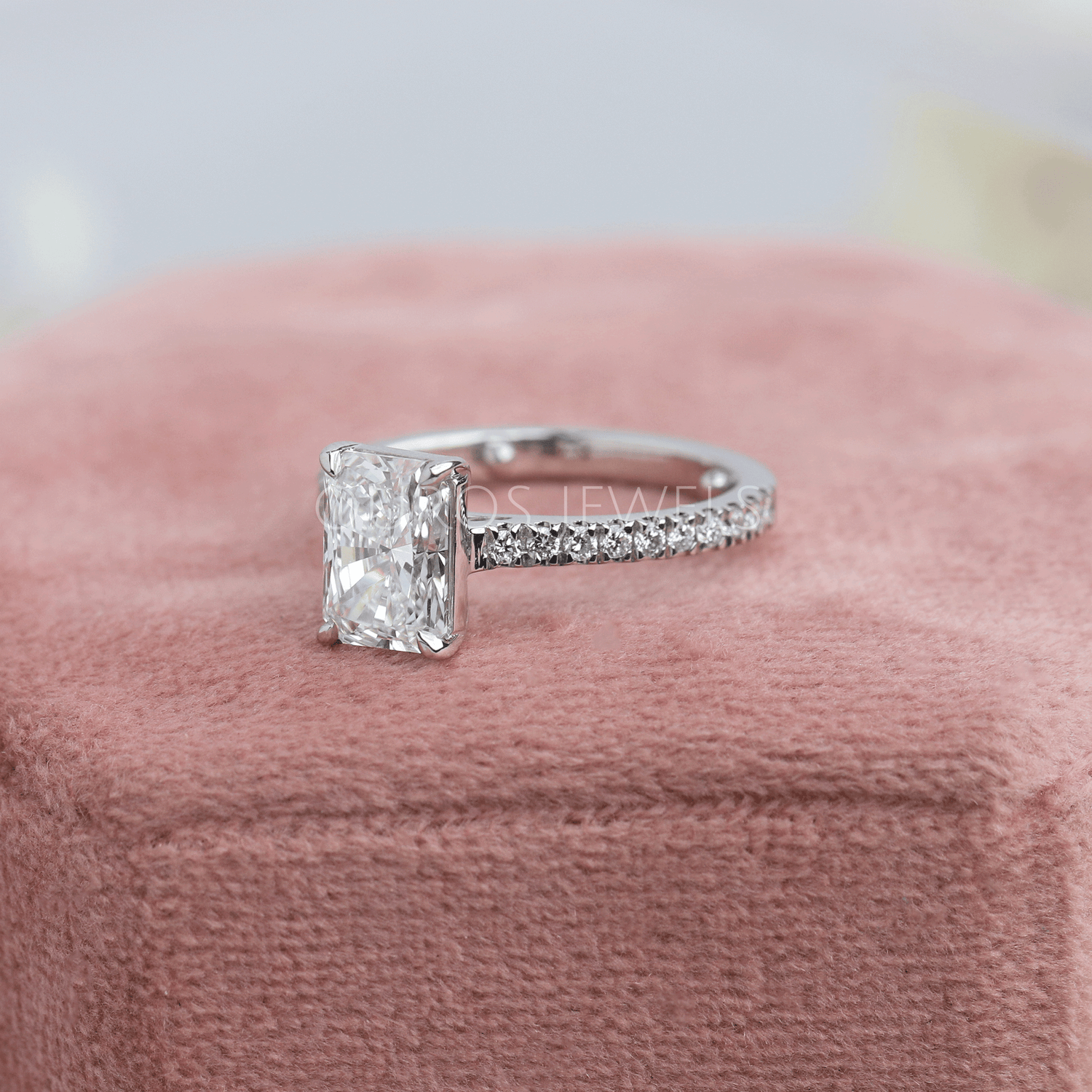 1.5 CT Radiant Cut Diamond Ring | Ouros Jewels